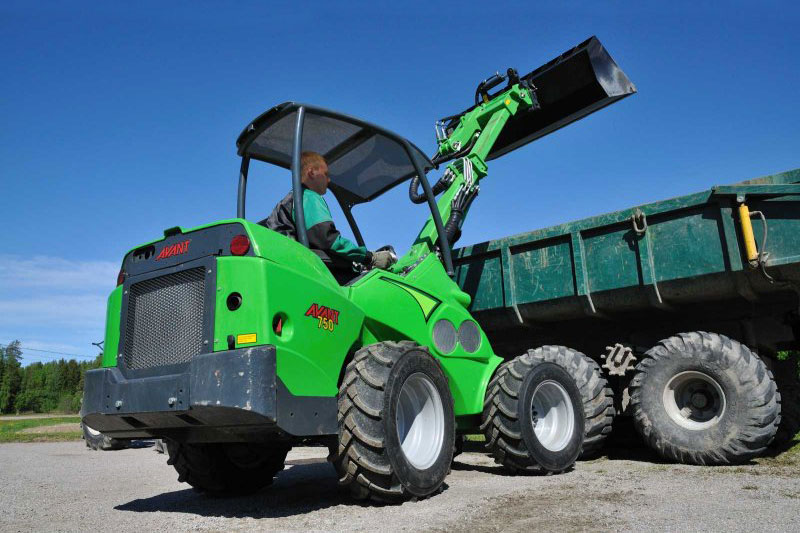 Xtreme Mowing Avant 750 Loader operated and self drive hire - Xtreme Mowing